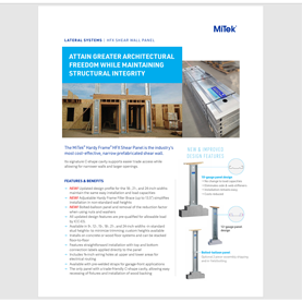 Lateral-HFX Shear Wall Panel Sell Sheet | HardyFrame